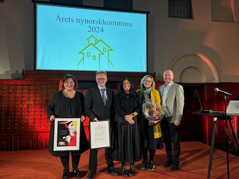 Kvam herad er kåra til årets nynorskkommune 2024 - Nettsider for Kvam herad