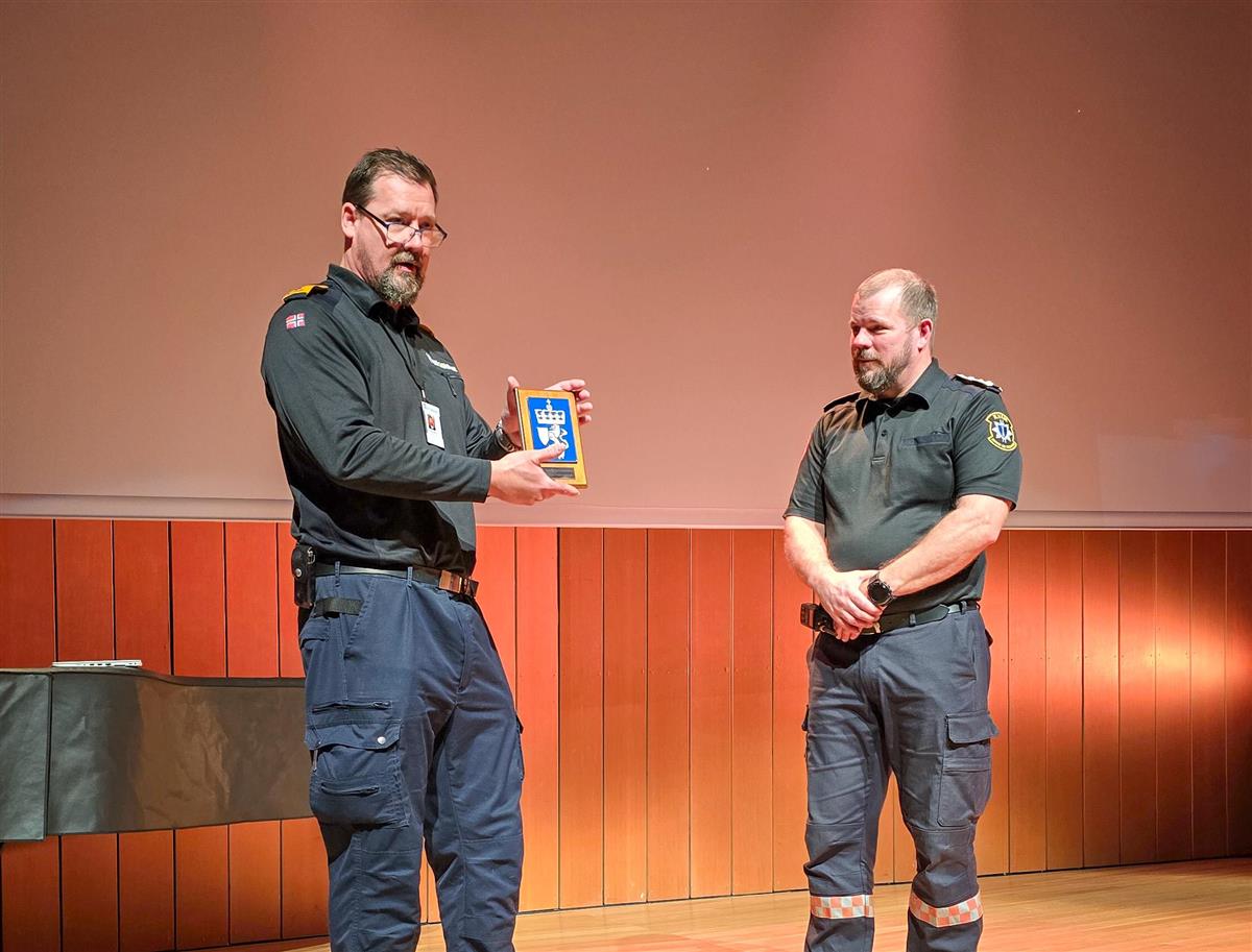 Sivilforsvaret heidra brannsjefen - Nettsider for Kvam herad