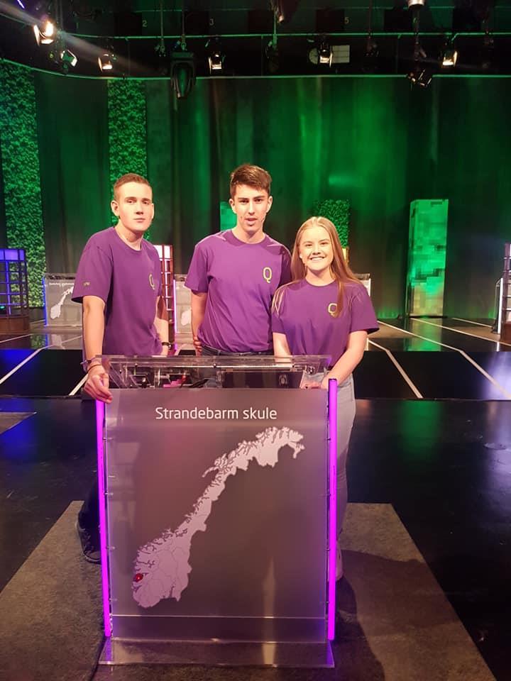 Strandebarm skule i finalen i Klassequizen! - Nettsider for Kvam herad